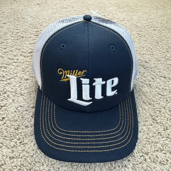 Miller Lite | Accessories | Miller Lite Hat Basic Beer Snap Back ...